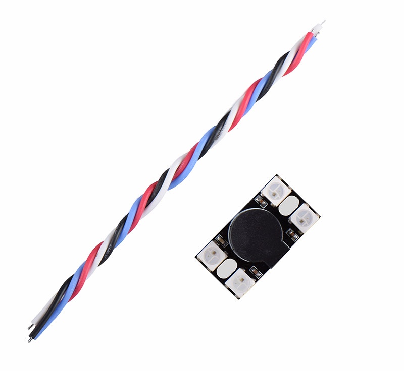 JHEMCU BZ110DB LED alarm buzzer WS2812 programmable BF CF INAV F4 F7 H7