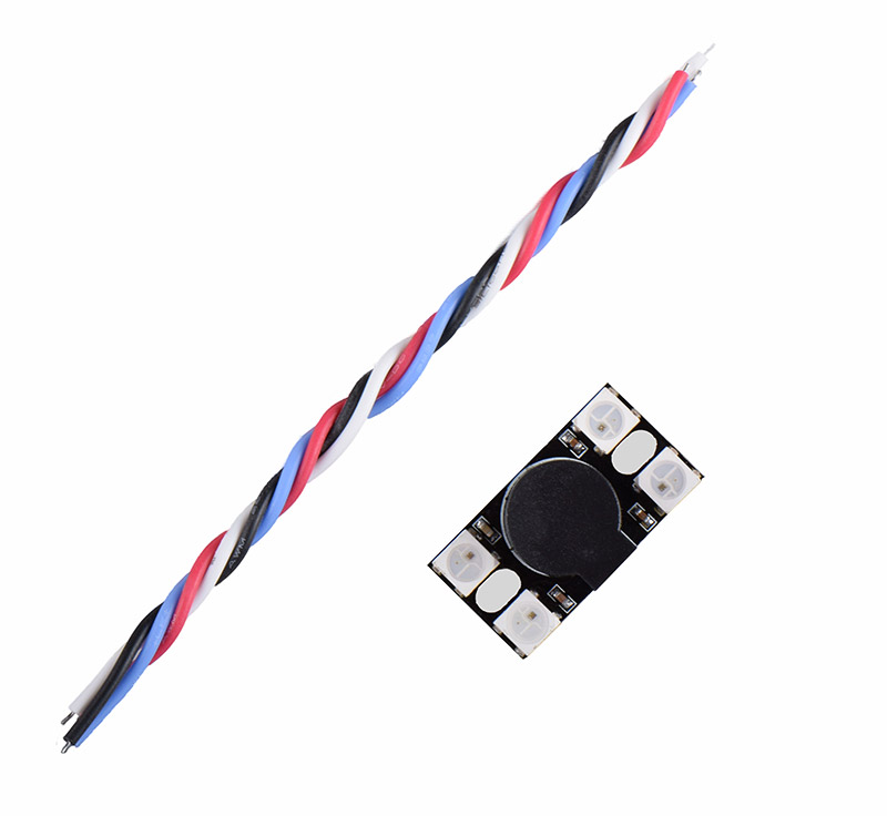 JHEMCU BZ110DB LED alarm buzzer WS2812 programmable BF CF INAV F4 F7 H7